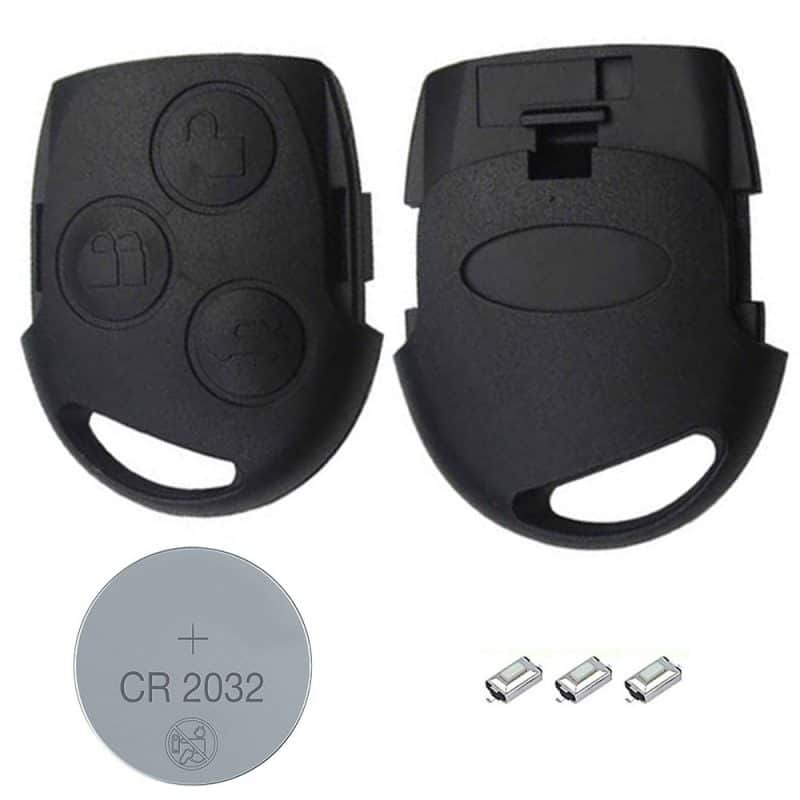 3 Button Remote Key Fob Repair Kit For Ford Mondeo Fiesta Galaxy Puma ...