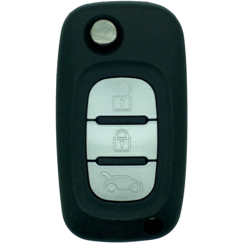 3 Button Remote Key Fob Casing With Blade For Renault Clio Kangoo Modus ...