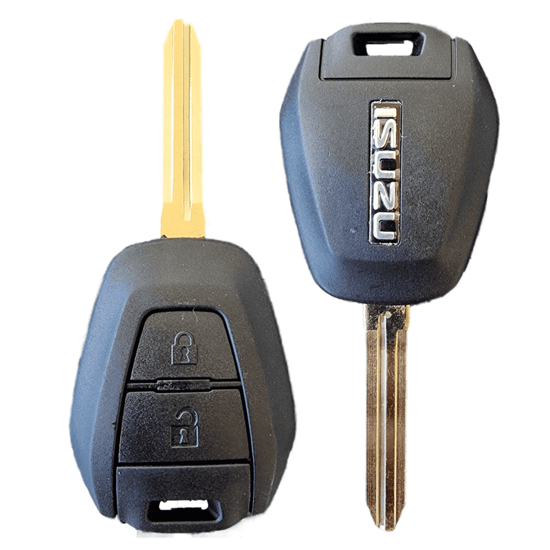 Isuzu D-Max Rodeo Mu-7 Mu-X 2 Button Remote Key Fob Case Blade With ...